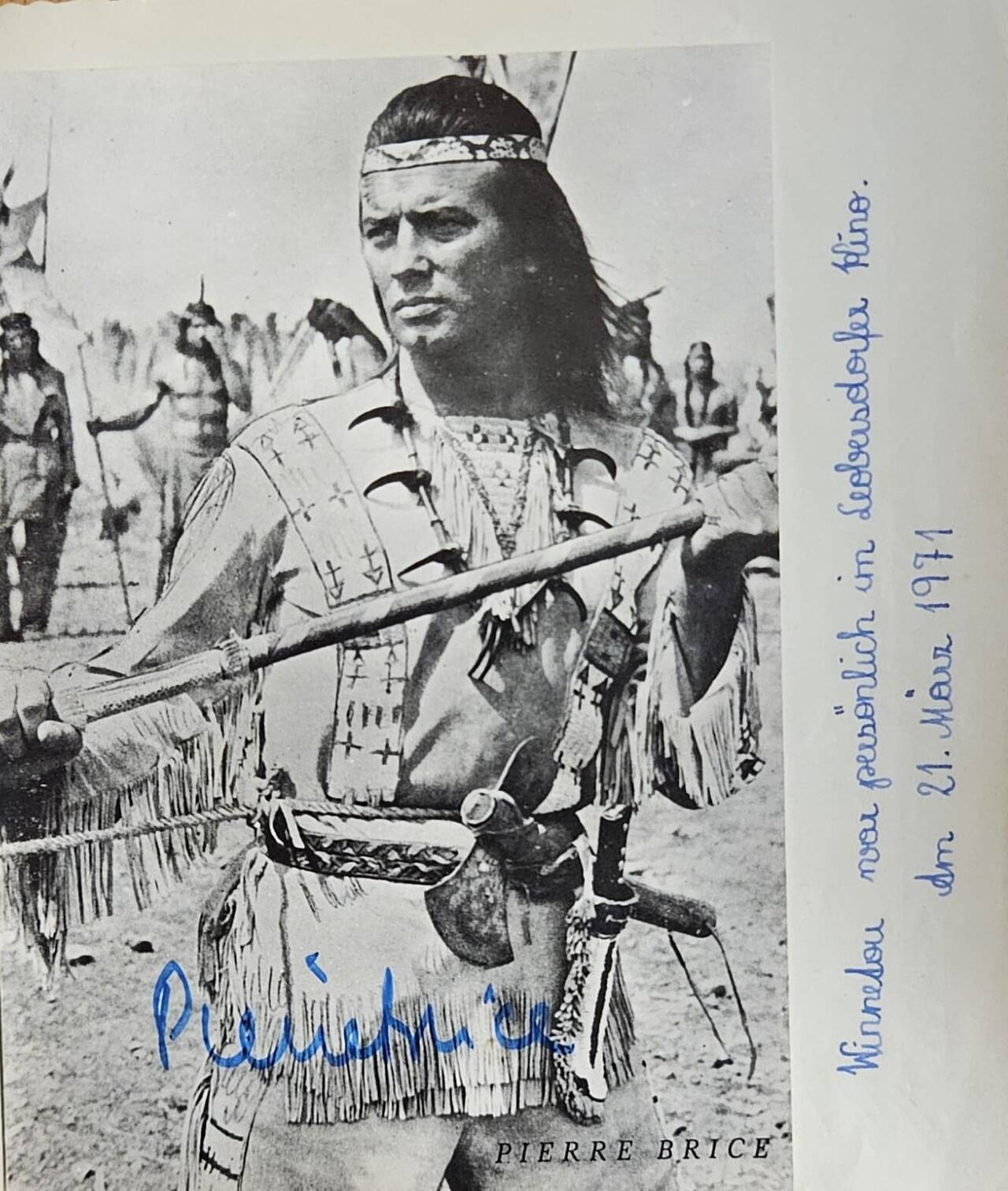 Autogrammkarte Pierre Price